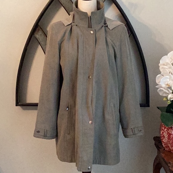 Gallery | Jackets & Coats | Gallery Jacket In A Soft Khaki Feel ...